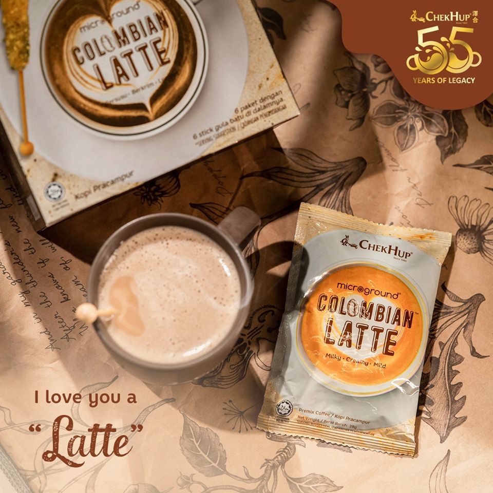 (BUNDLE OF 5 SACHETS) Chek Hup Colombian Latte Coffee | Shopee Philippines