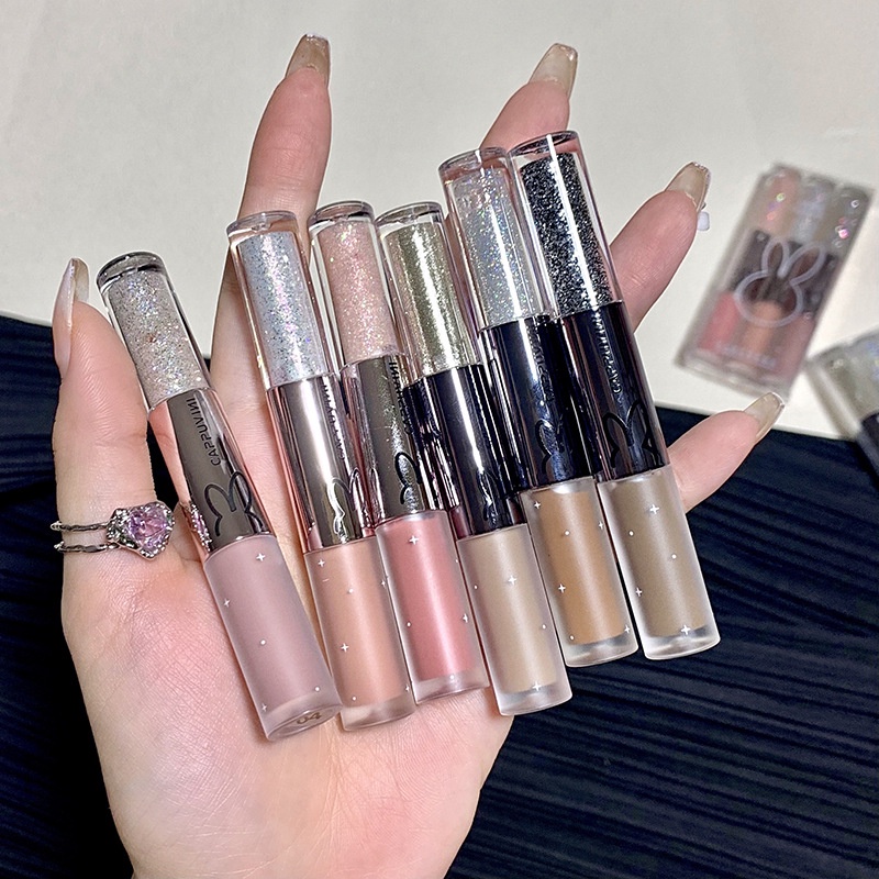 COD New Arrival CAPPUVINI Double head liquid eye shadow matte fine ...