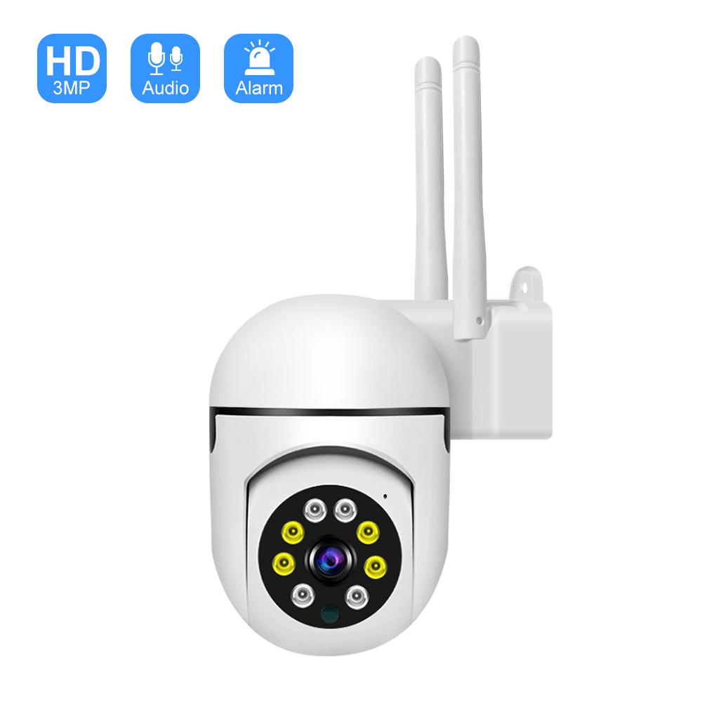 v380 Q21S mini Round Type Outdoor IP Camera PTZ Wireless Waterproof IR ...