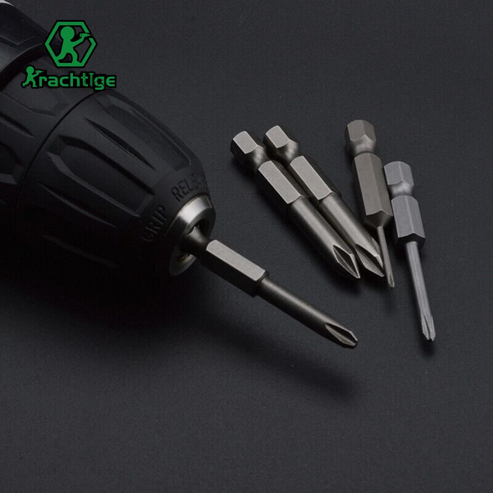 50mm Strong Magnetic Batch High Hardness Head Cross Drill Bits Screw ...
