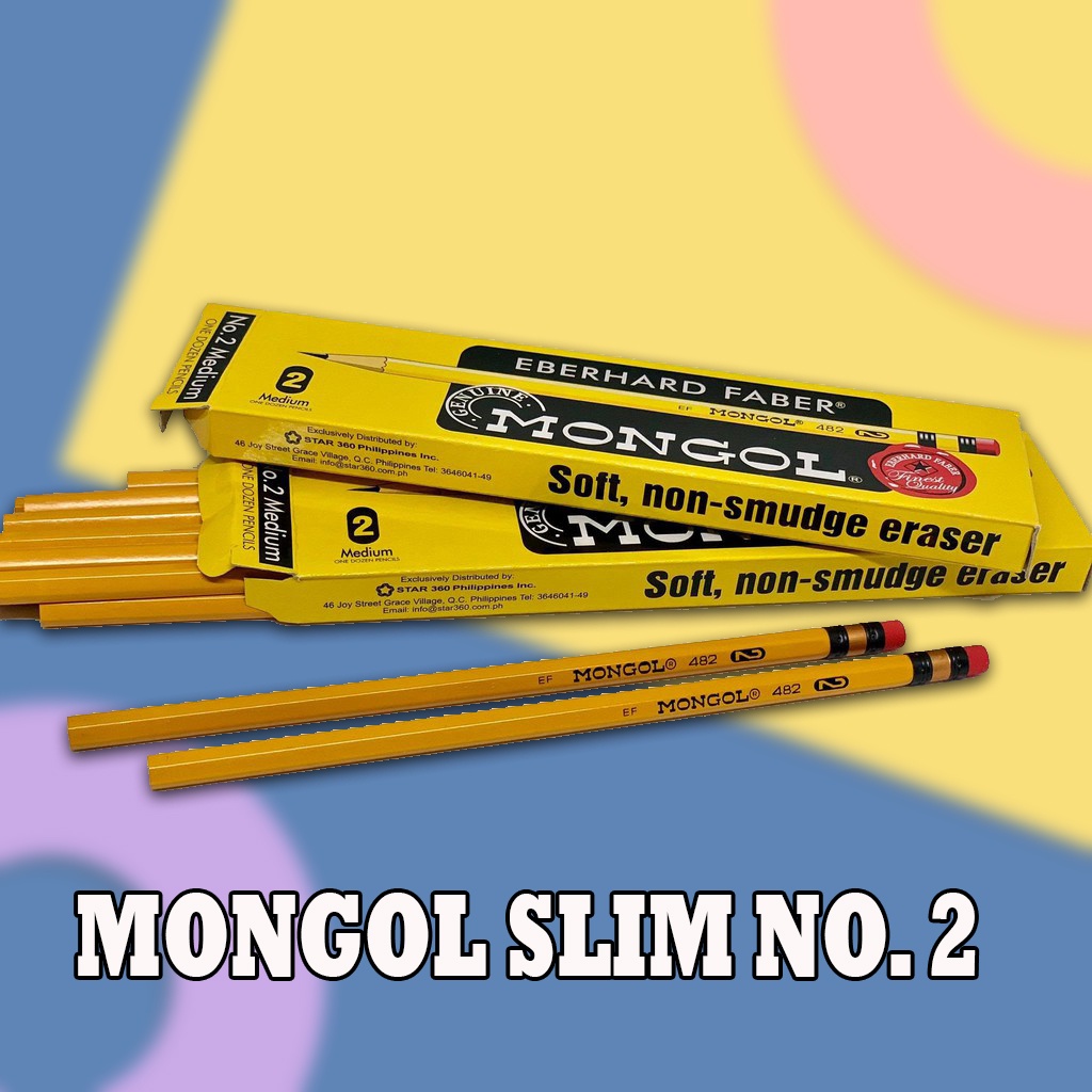 MONGOL PENCIL #2 MEDIUM YELLOW sold PER PIECE | Shopee Philippines