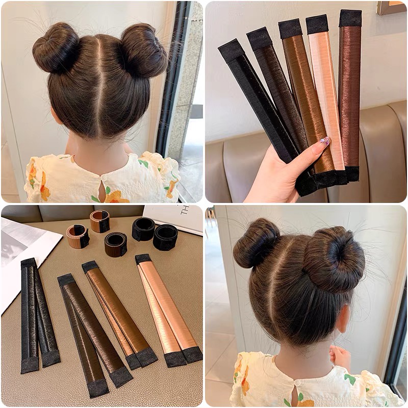 ☃ Women Fashion Disk Hair Clip Donut Quick Messy Bun Updo Curler ...