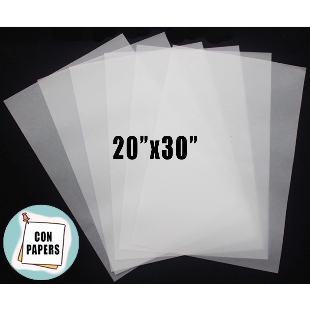 Tracing Paper 20"x30" Rolled/Tube 80/85gsm | Shopee Philippines