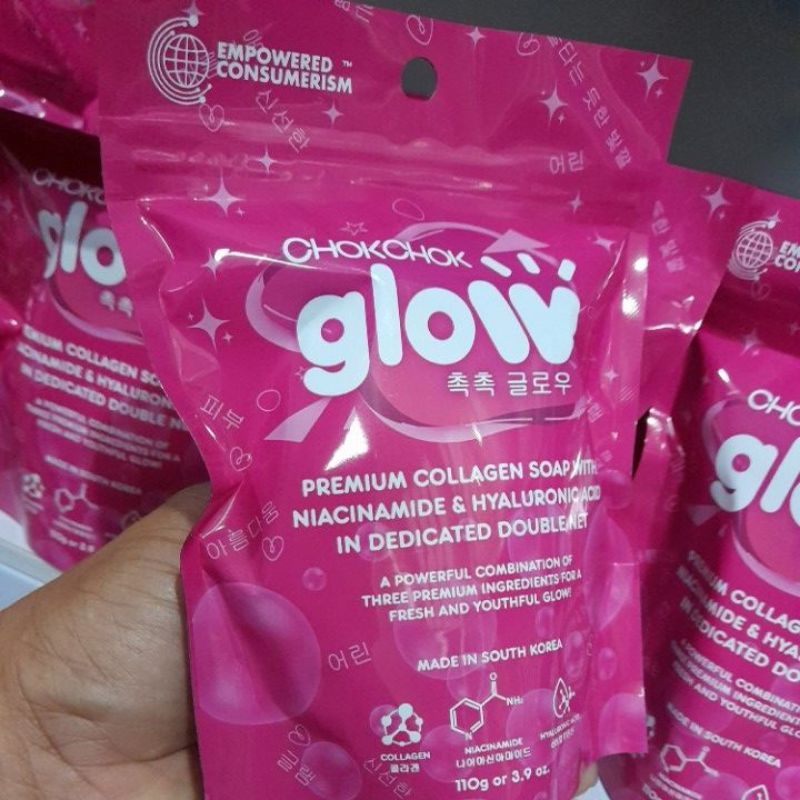 [ Korean Soap] Chokchok Glow Premium Collagen Soap with Niacinamide ...