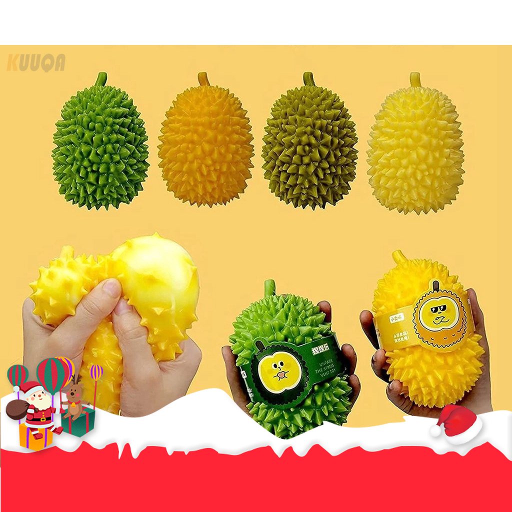 Durian Squishy Toy Stress Ball Murah Squeeze Ball Release Stress ...