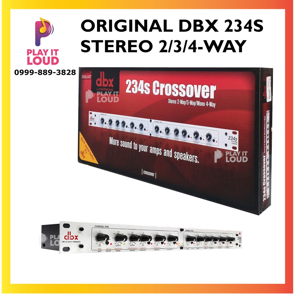 ORIGINAL DBX 234S CROSSOVER STEREO 2-WAY / 3-WAY / MONO 4-WAY | Shopee Philippines
