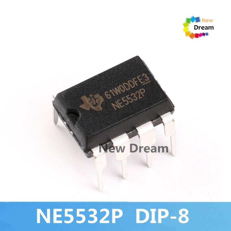 10Pcs 5pcs New Original NE5532P DIP8 NE5532 Dual operation amplifier / low noise IC DIP-8 ...