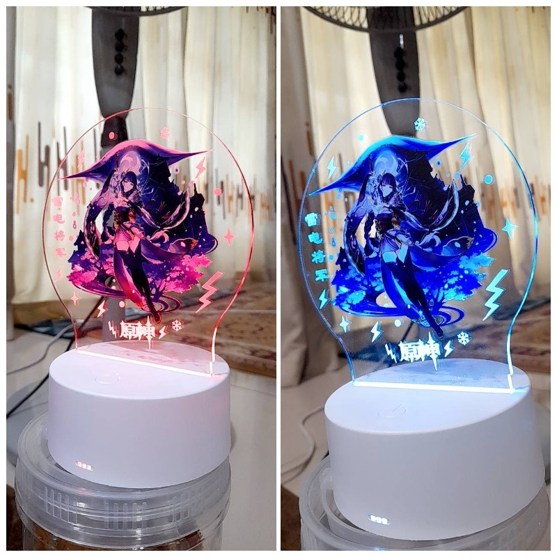 Genshin Impact lights lamp creative visualization lamp Ganyu Zhongli ...