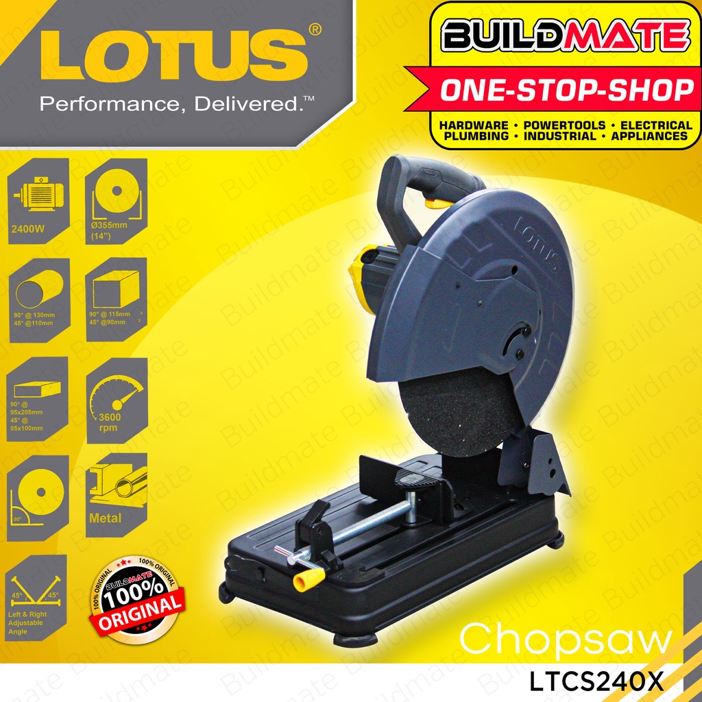 Lotus Chop Saw Chopsaw Cut Off Machine 14" LTCS2400X/LTCS240X 2400W ...