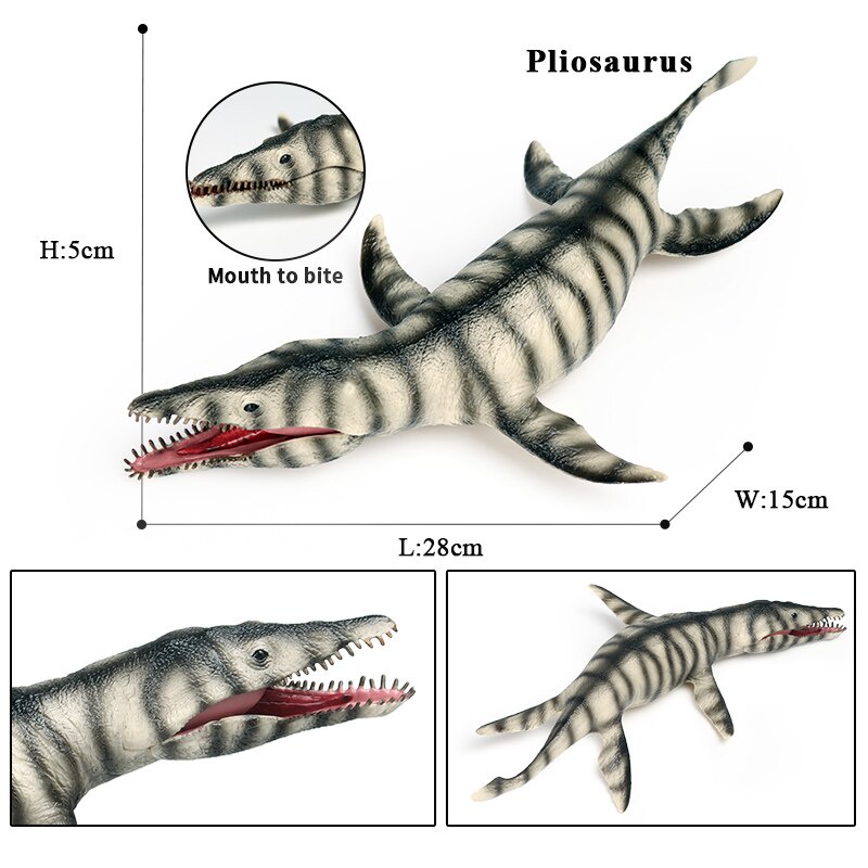 Prehistoric Animals Sealife Model Mosasaurus Liopleurodon Kronosaurus ...