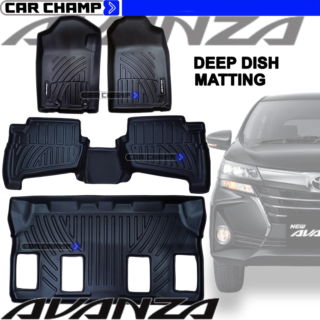 Toyota Avanza 2012 to 2025 OEM Deep Dish Matting 2013 2014 2015 2016 ...