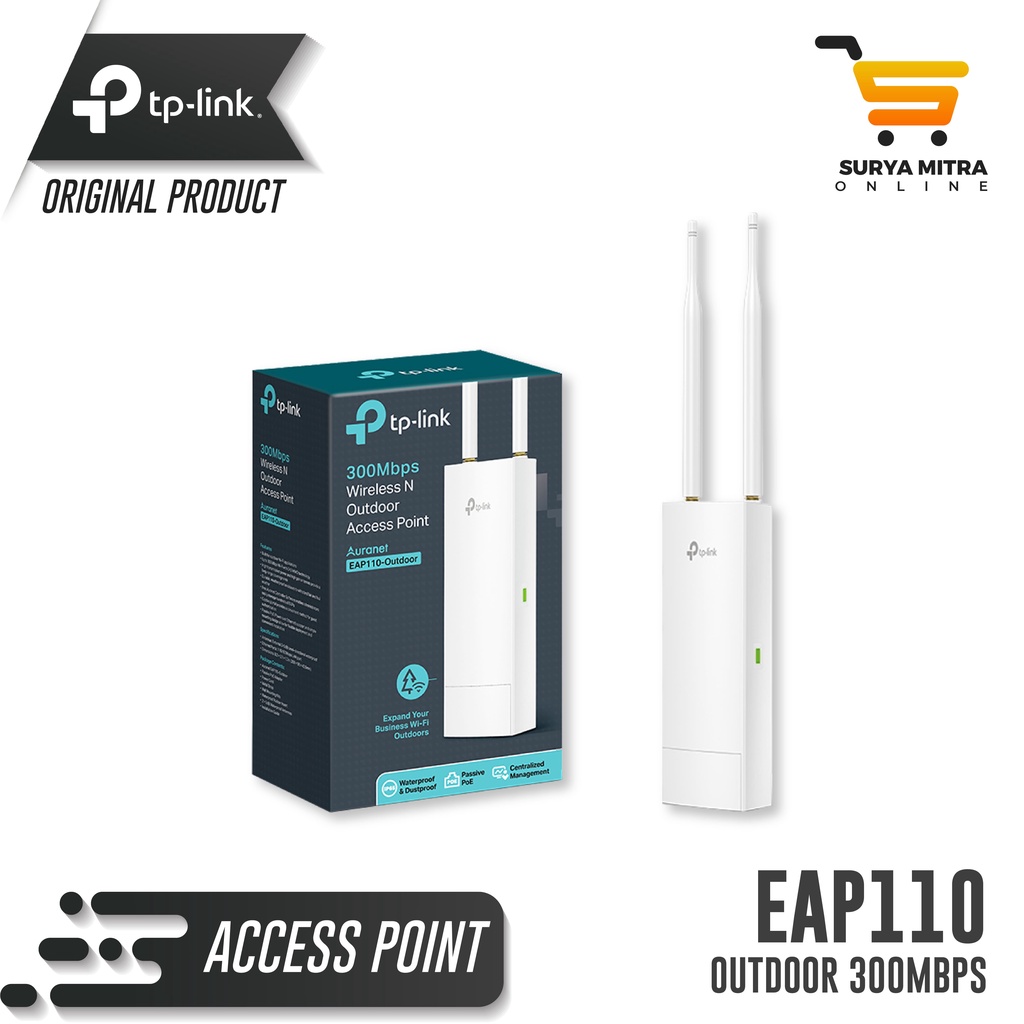 Tp-link EAP110 300mbps WIRELESS N OUTDOOR/TPLINK Eap10 | Shopee Philippines