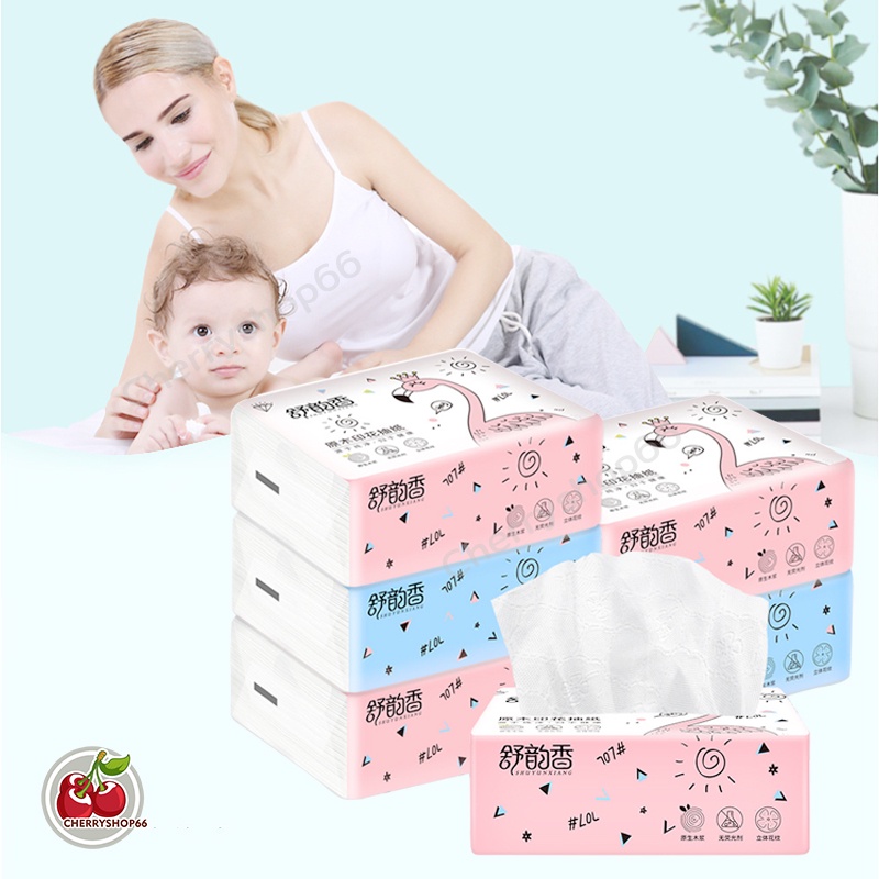 Tissue Paper Facial Toilet Pop-Up Good Water Absorption 1 Pack Contains ...