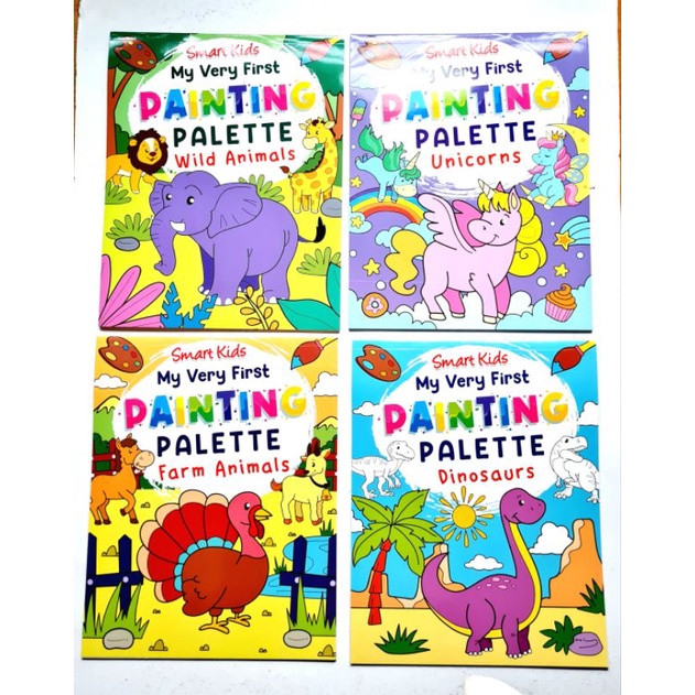 Paint with Water Book- Smart Kids My Very First Pallet - Dinosaurs ...