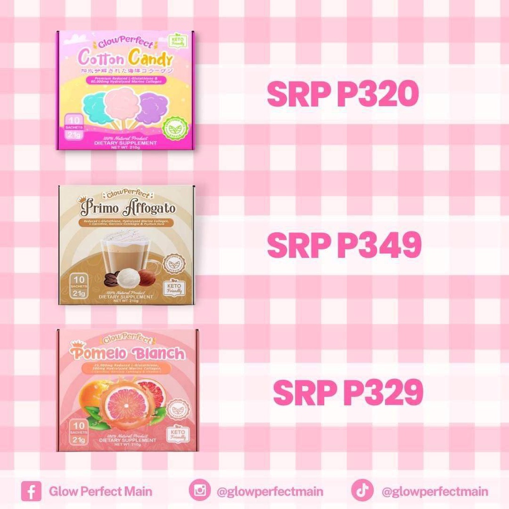 Glow Perfect - Primo Affogato (Slimming Coffee) / Cotton Candy ...