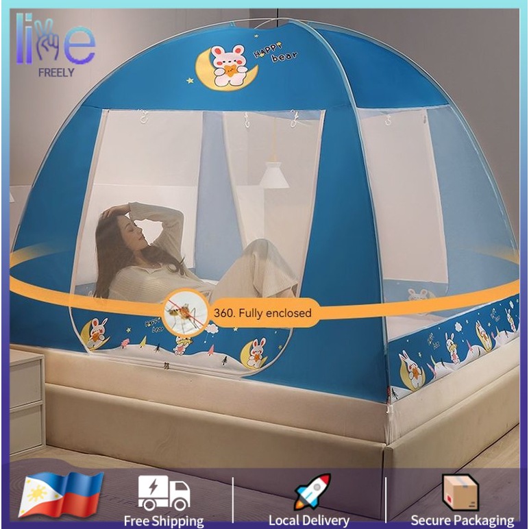 Tent Mosquito Net Single/Double/Queen/King Kulambo Bed Mosquito Net ...