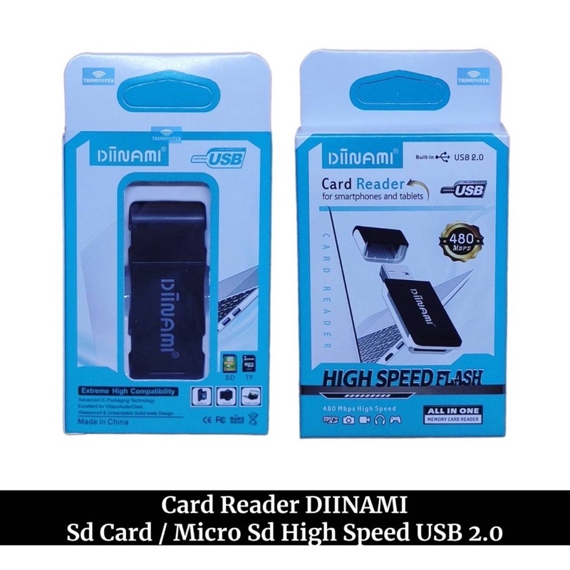 Card reader DIINAMI sd card & Micro sd card high speed fast translit ...