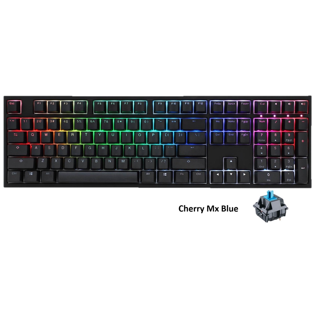 Ducky One 2 Full Size - 108 Keys RGB Mechanical Keyboard | Cherry MX ...