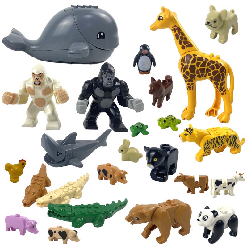 Animal MOC Building Blocks Zoo Pasture Accessories Kits Toys Bricks ...