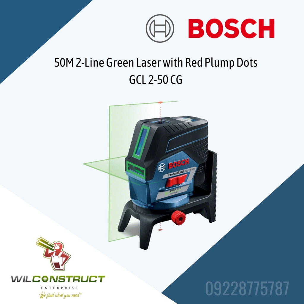 BOSCH 50-Meter Combi Laser (GCL 2-50 CG) | Shopee Philippines