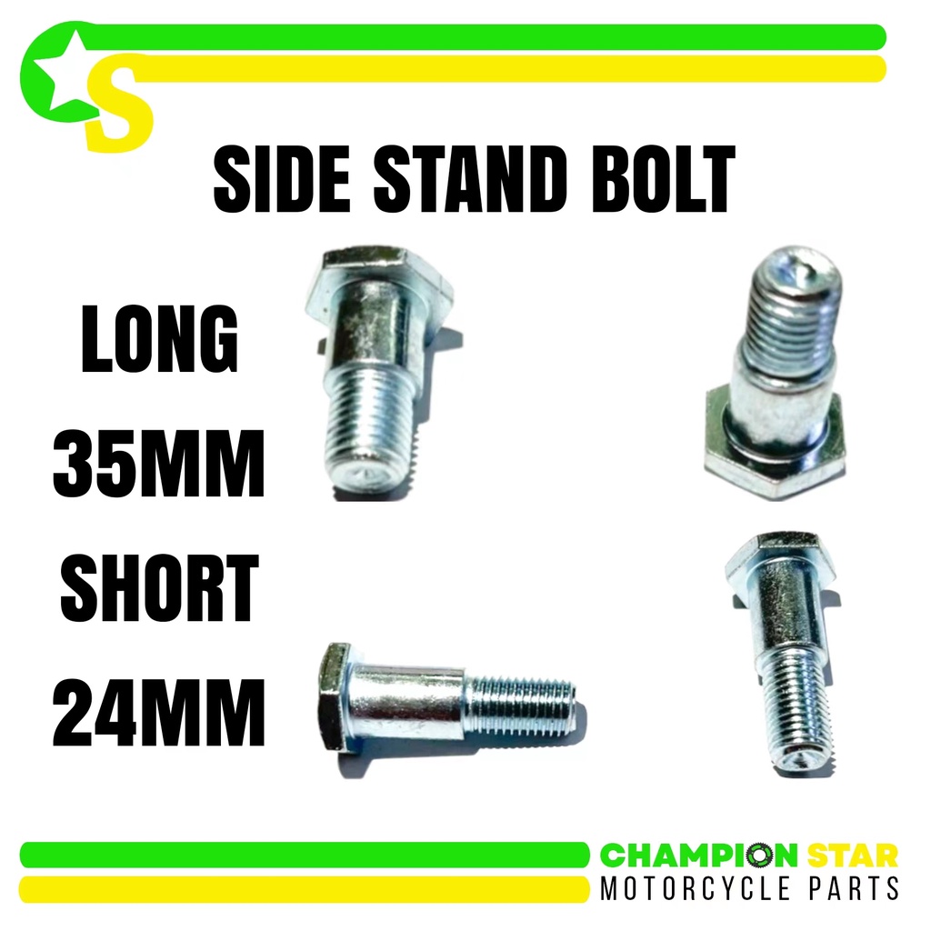 MOTORCYCLE PARTS SIDE STAND BOLT UNIVERSAL 35MM,LONG/24MM,SHORT ...