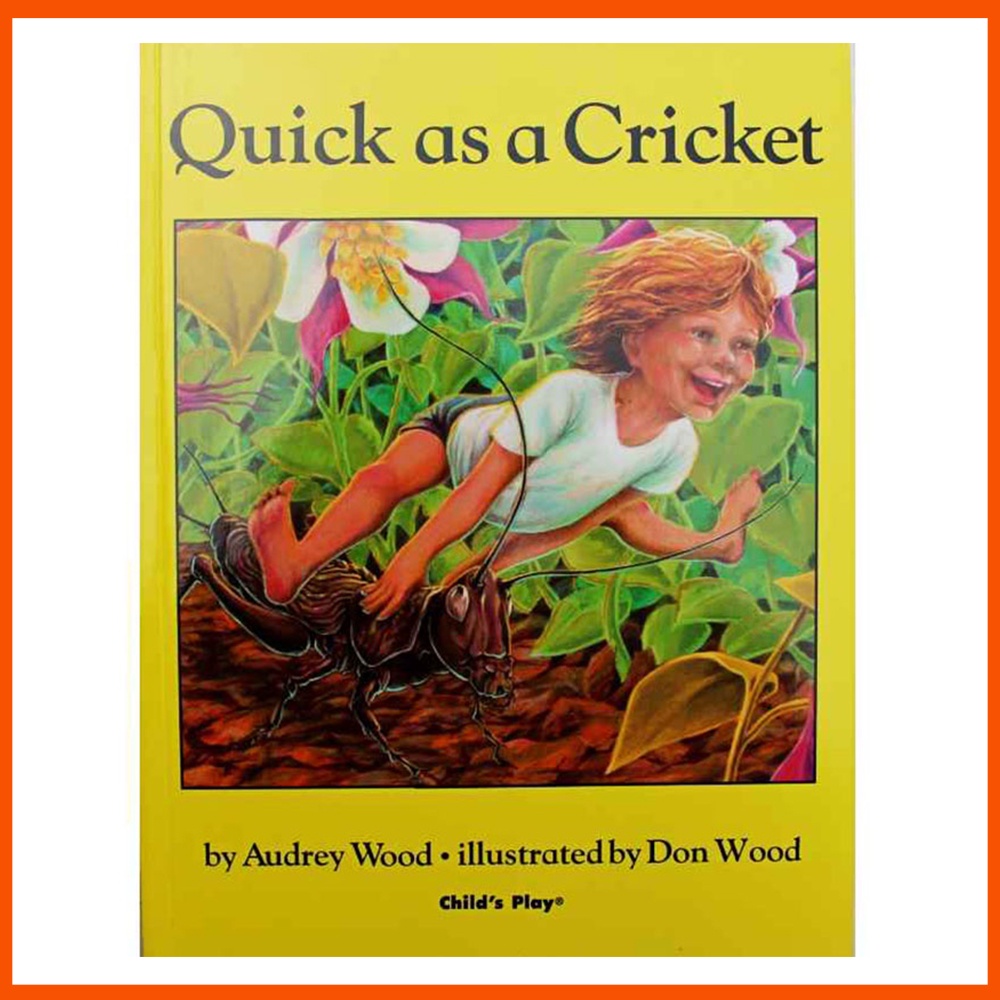 Quick as a Cricket By Don Wood Educational English Picture Book Story ...