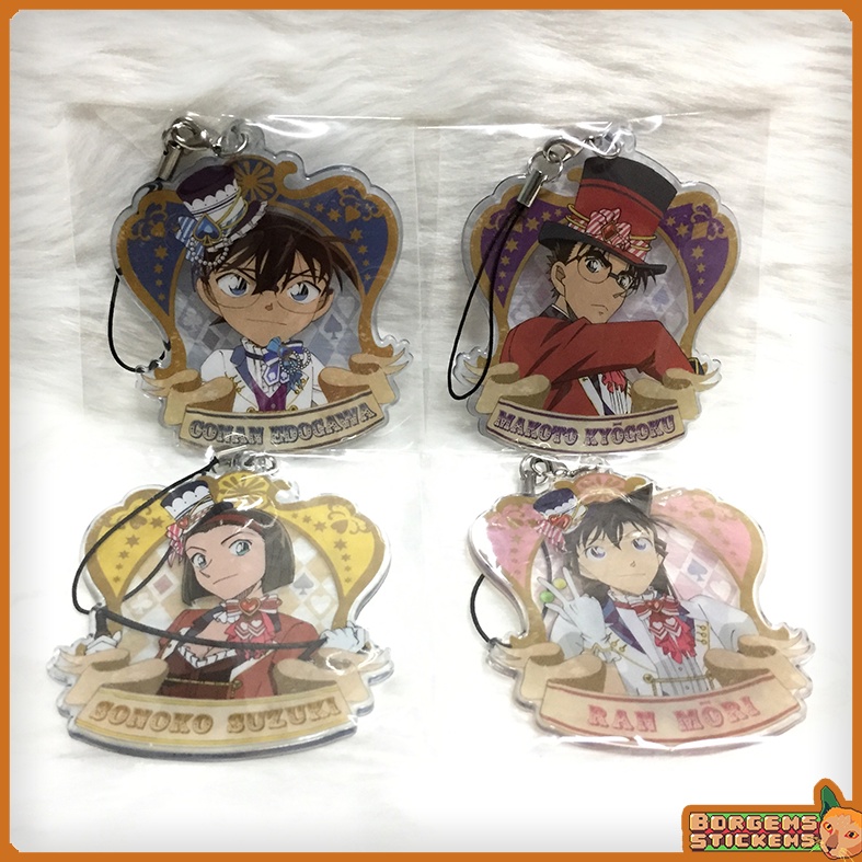 Detective Conan - keychain strap - Conan, Makoto, Suzuki, Ran ...