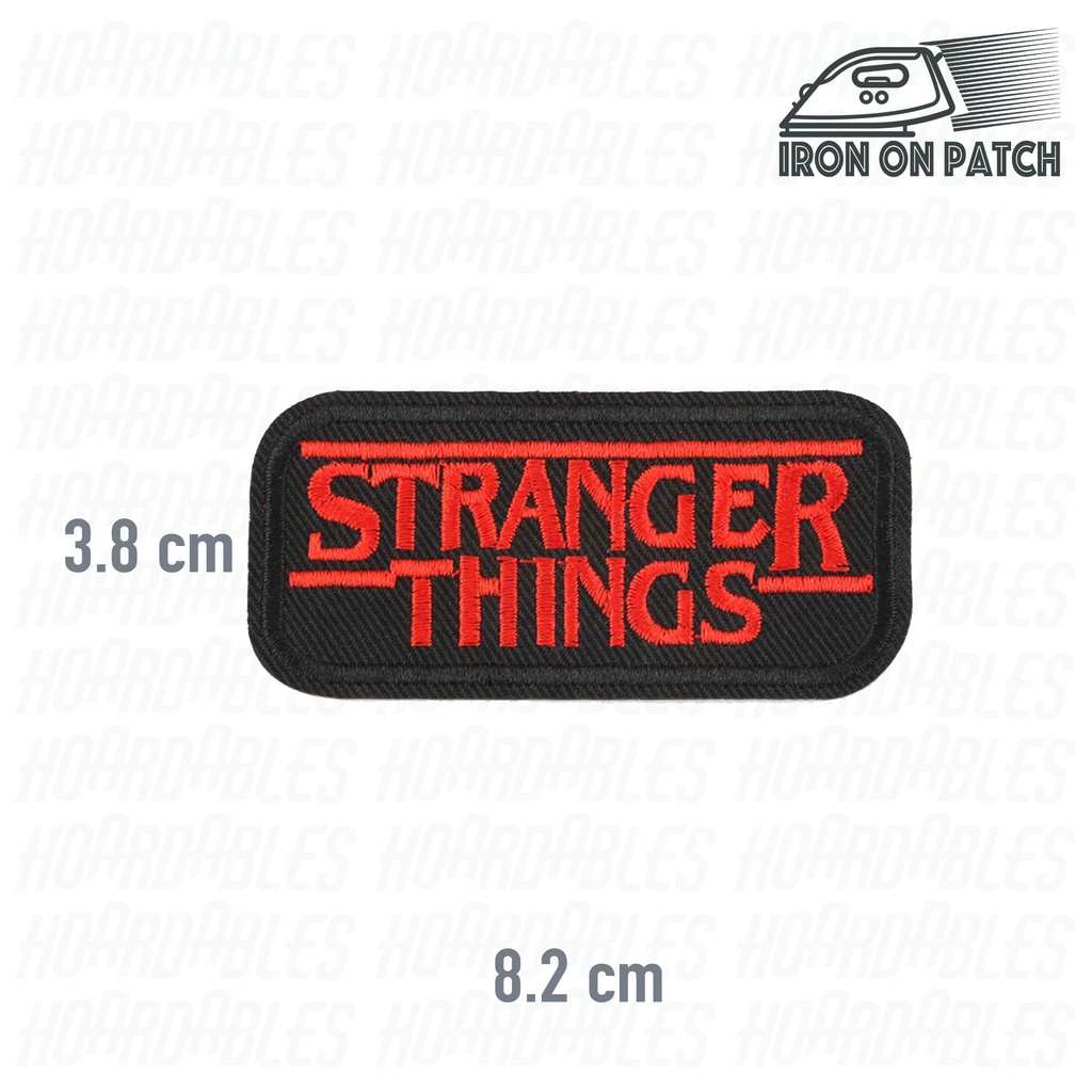 Stranger Things Bike TV Show Iron on DIY Decor Embroidered Patch Badge ...