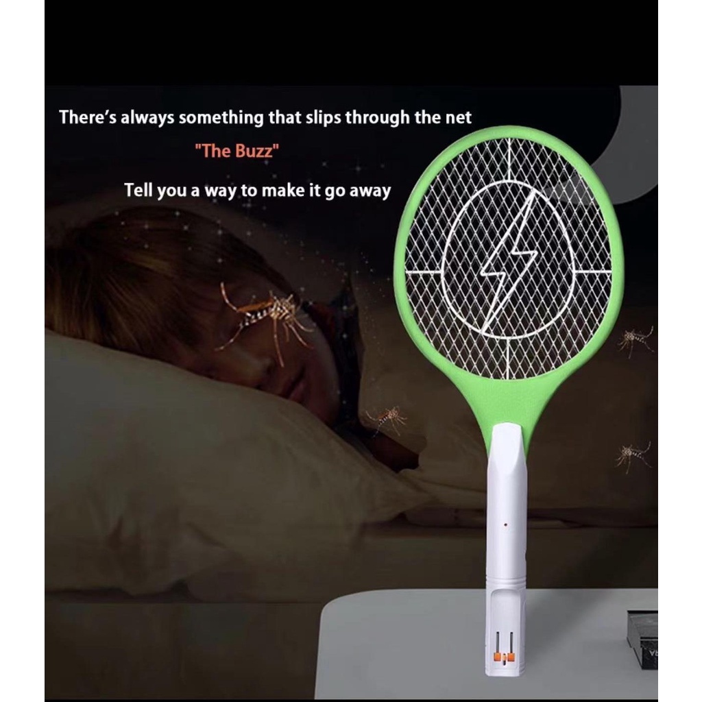 Rechargeable Electric Mosquito Killer Swatter Racket /Hitting Swatter ...