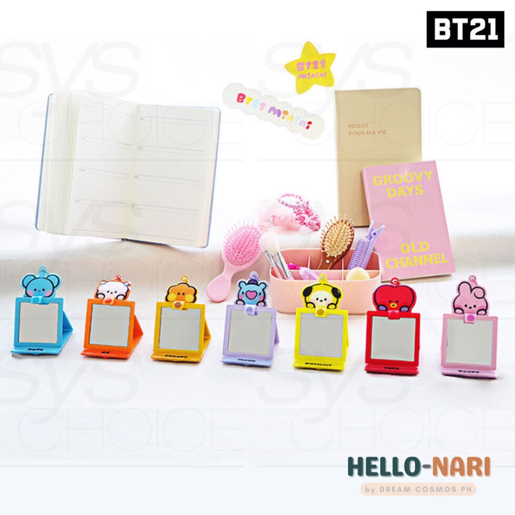 BT21 Official Minini Mirror Key Ring [BTS / LINE FRIENDS] | Shopee Philippines