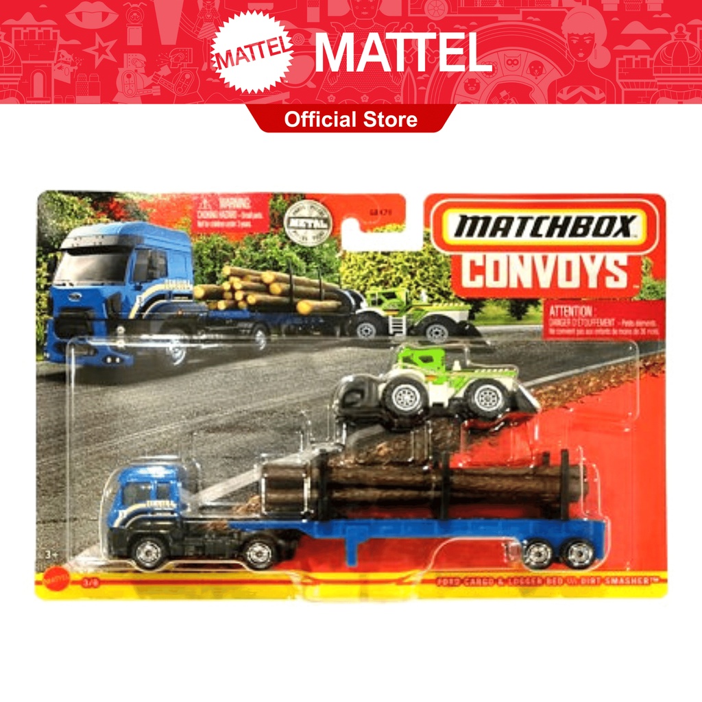 Matchbox Convoy Die-cast Trucks Assortment - MBX Ford Cargo With Logger ...