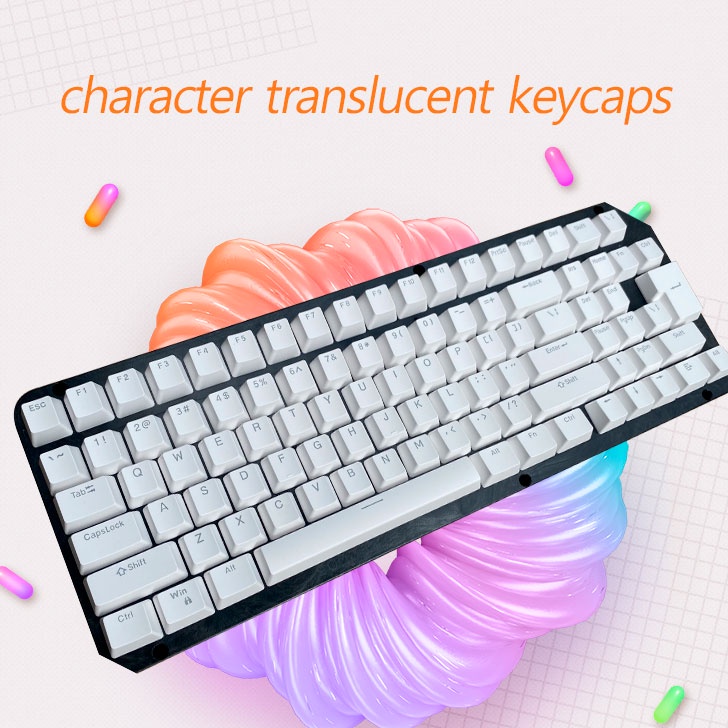 Mechanical keyboard abs keycaps Two-colour injection moulded closed ...