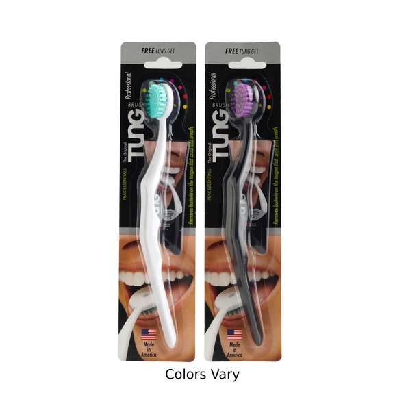 TUNG Brush with Sample Gel – 2 Pack - Tongue Cleaner (Color Varies ...