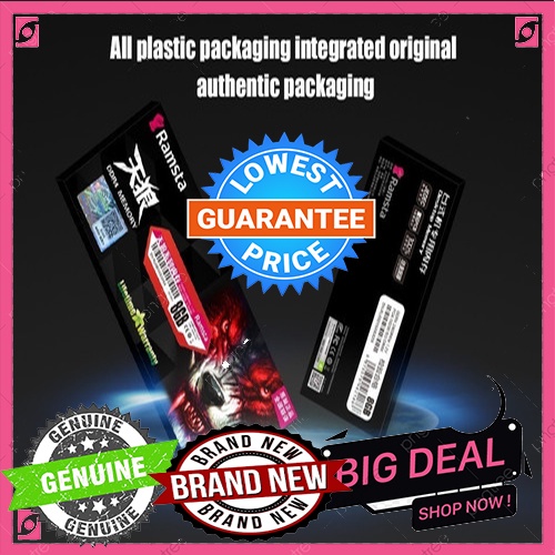 Ramsta 4GB | 8GB 1600mhz 2666mhz 3200mhz RAM Desktop Memory DDR3 | DDR4 ...