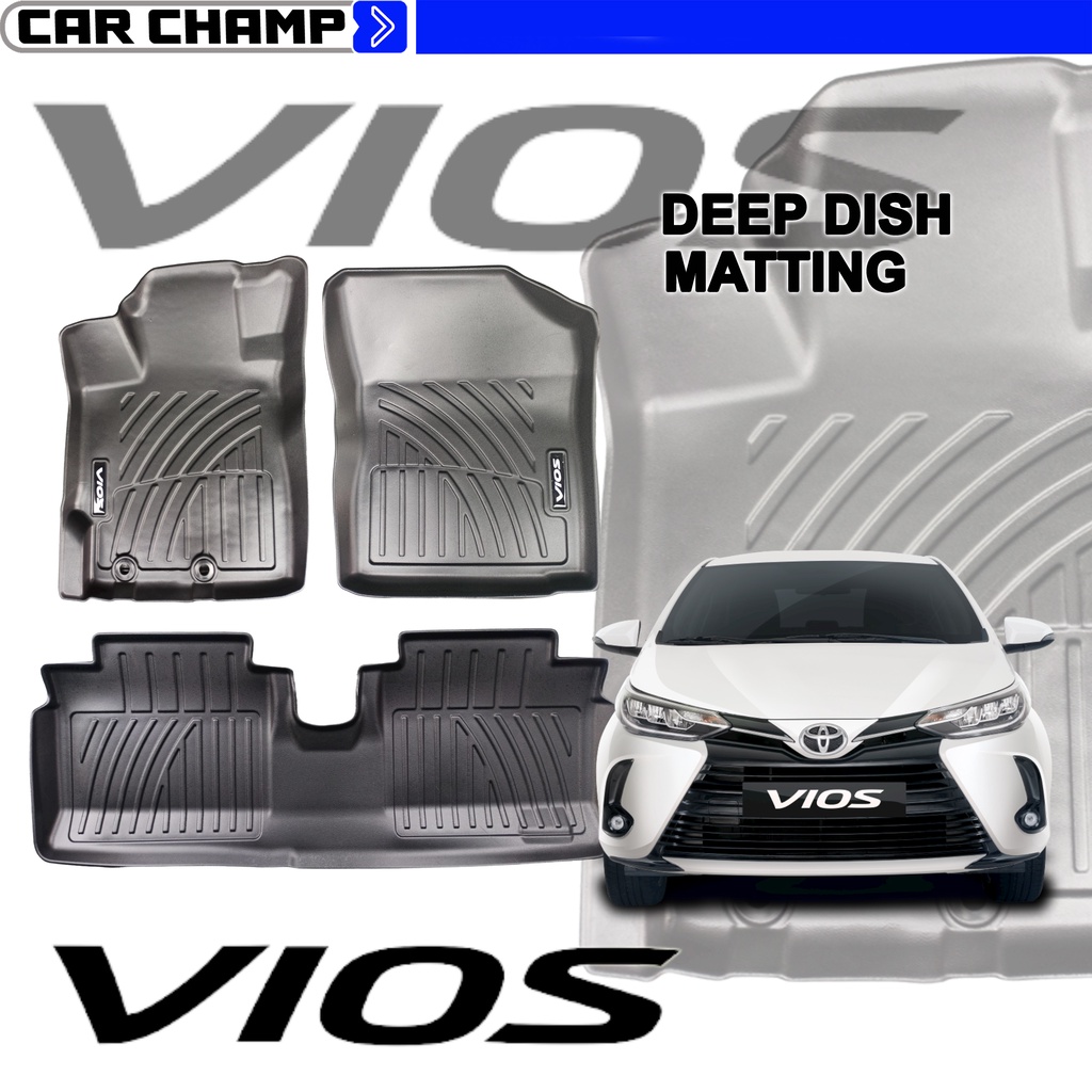 Toyota Vios Prime 2019 to 2025 OEM / EXCELLENT Deep Dish Matting ...