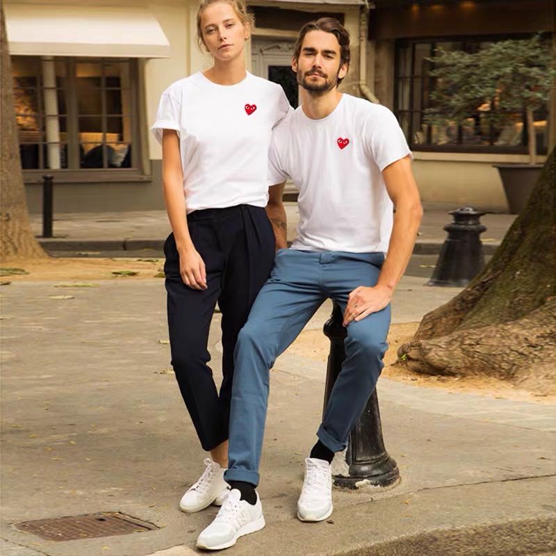 Ready Stock *** New Style ** PLA Pure Cotton Heart Embroidery Short ...