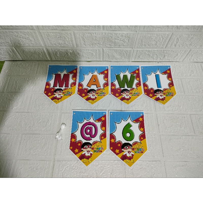 Ryan's world party banner (per letter) | Shopee Philippines