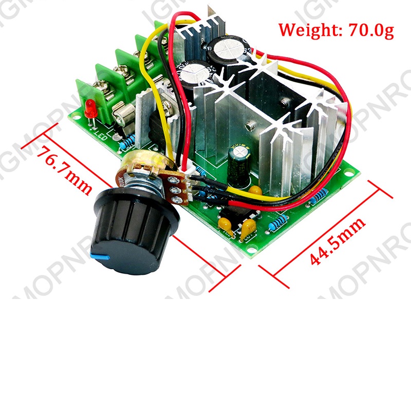 DC 10-60V DC motor speed regulator 12V 24V 36V 48V High power drive ...