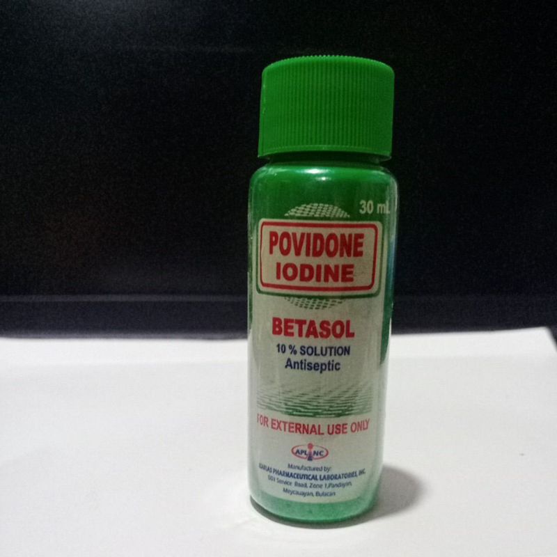 Povidone Iodine BETASOL 10% Solution (15mL, 30mL, 60mL, 120mL) | Shopee ...