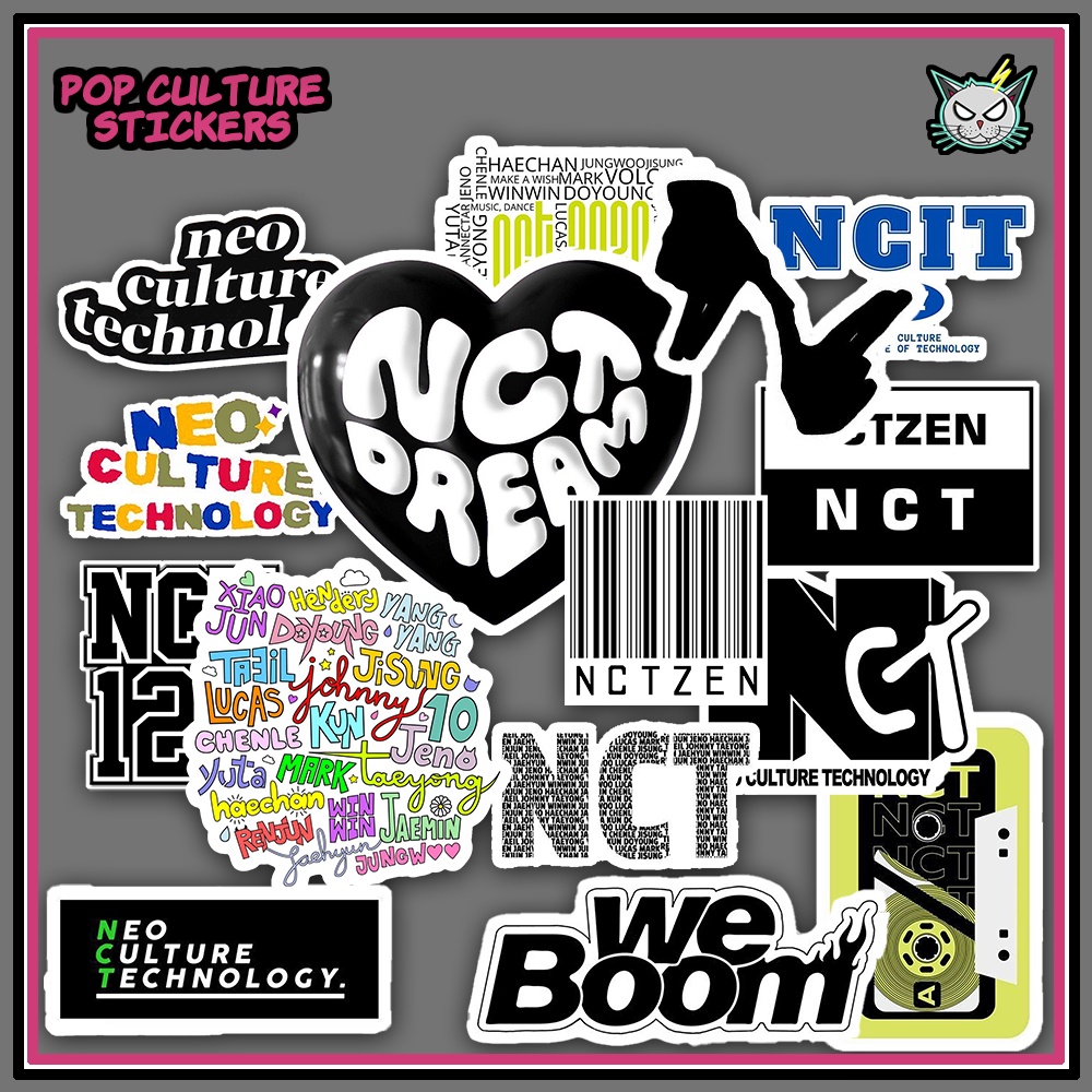 KPOP - NCT NEO CULTURE TECHNOLOGY Sticker Pack (15pcs) Tumbler.Helmet ...
