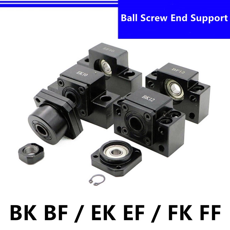 Ball Screw End Support BK10 BF10 BK12 BF12 BK15 BF15 BK17 BF17 EK10 ...