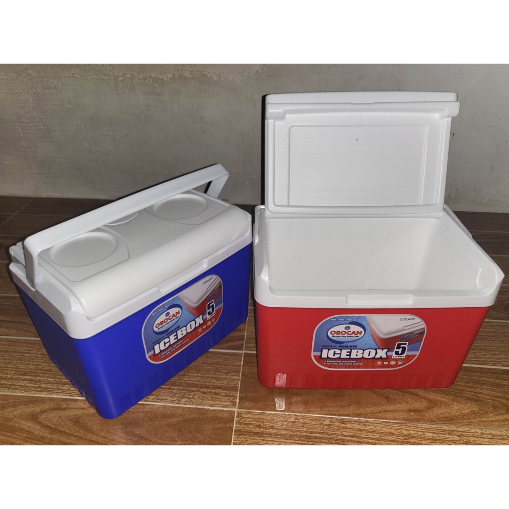 5L orocan ice box w/ cup holder / cold & warm storage 28x18x20 cm ...