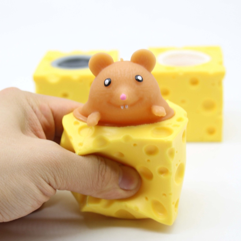 Cheese Rat Squishy Squeeze Toy | Shopee Philippines