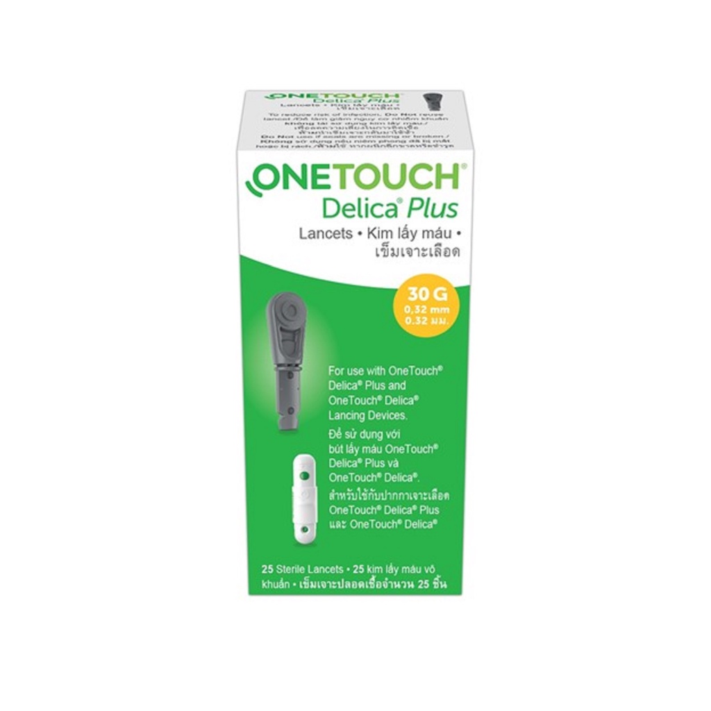ONE TOUCH Delica Plus Lancets 25s | Shopee Philippines