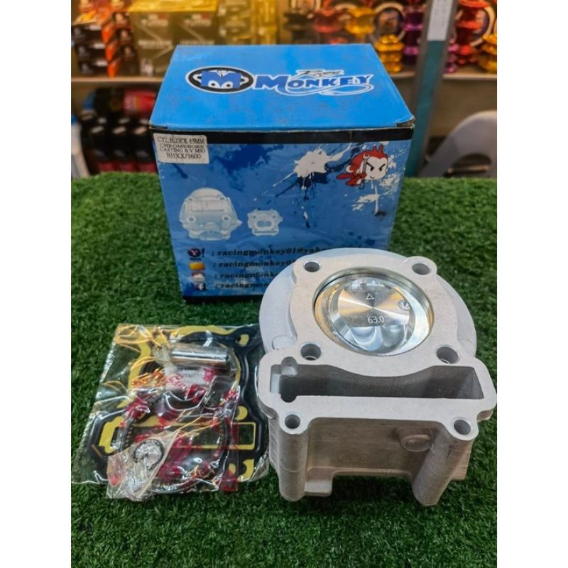 Cylinder Block 63mm Full Dome Steel Bore/C.B B.V. Head RIK Big Valve ...