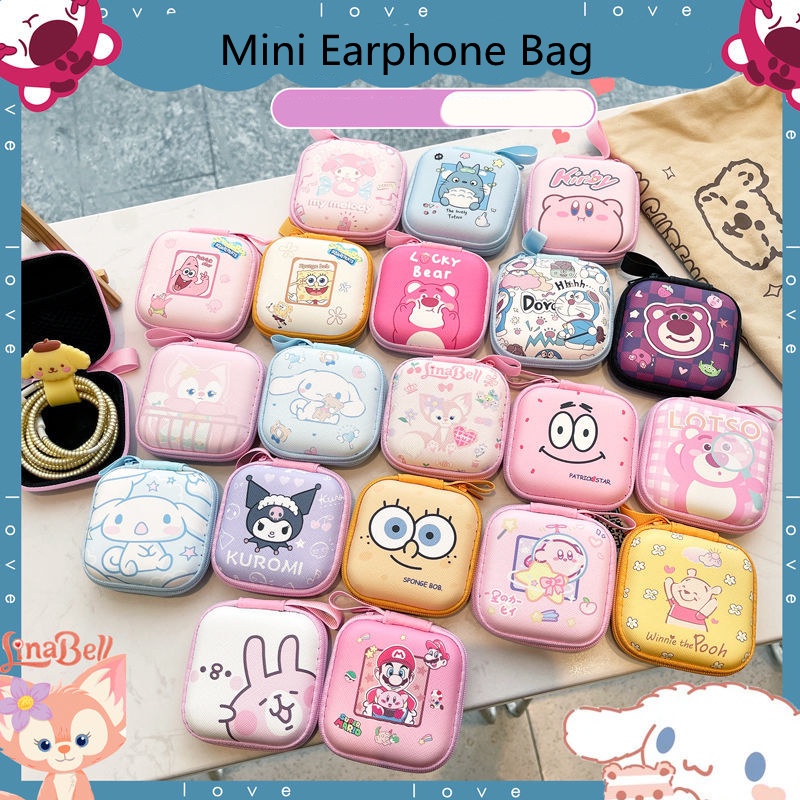 Cartoon Super Mario Cinnamoroll Coin bag Data cable storage Coin Pouch ...