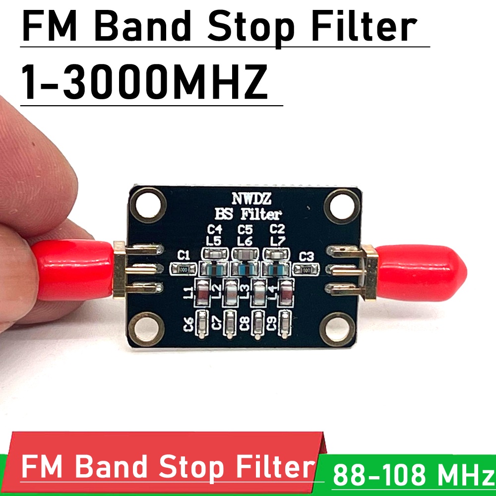 1-3000mhz Broadcast Fm Band Stop Filter ( 88-108 Mhz Trap) For Rtl-sdr ...