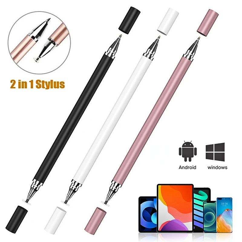 2 in 1 Universal Stylus Pen Compatible with Android Smart Mobile Phone ...