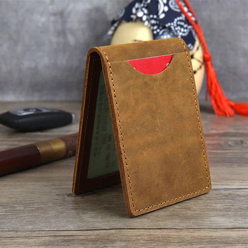 Vintage genuine leather driving license case men's motor vehicle card ...