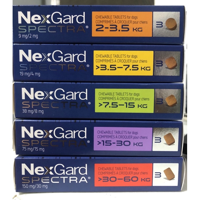 NEXGARD SPECTRA ANTI PARASITIC | Shopee Philippines